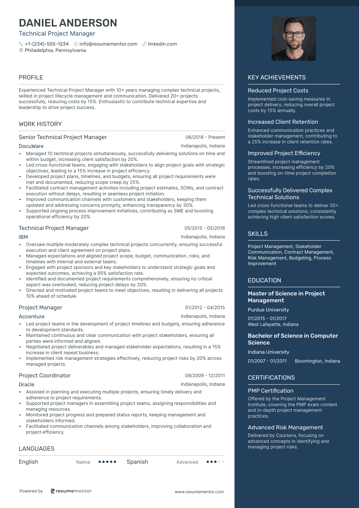 22 Project Management Resume Examples To Get You Hired in 2024