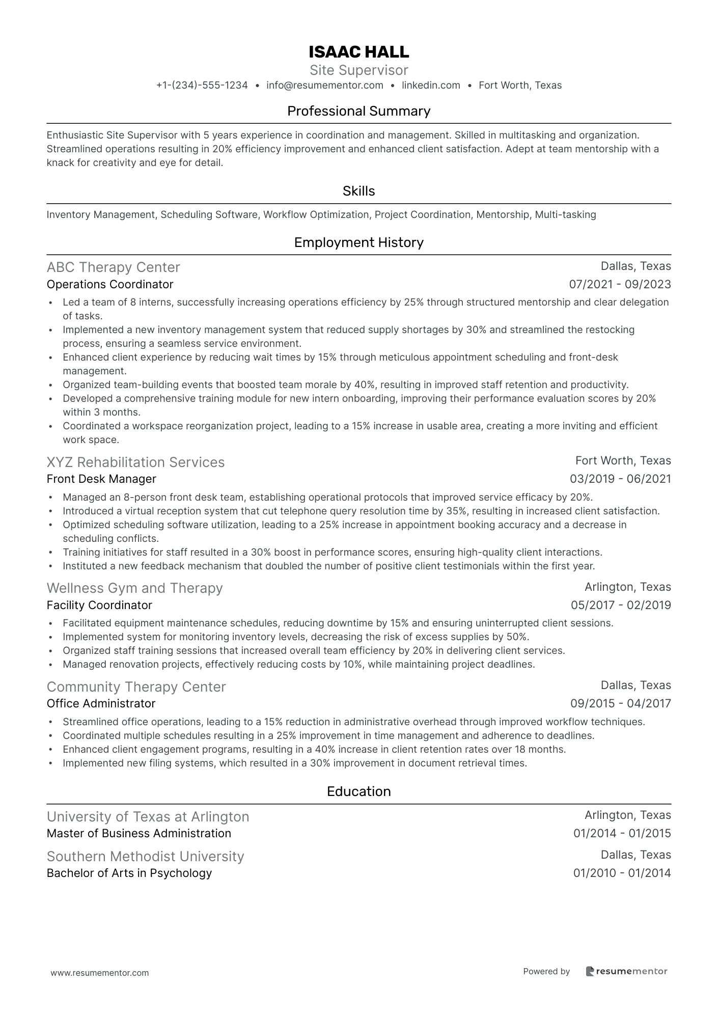 28 Construction Resume Examples - Free to Edit ATS-Friendly PDF - 2025