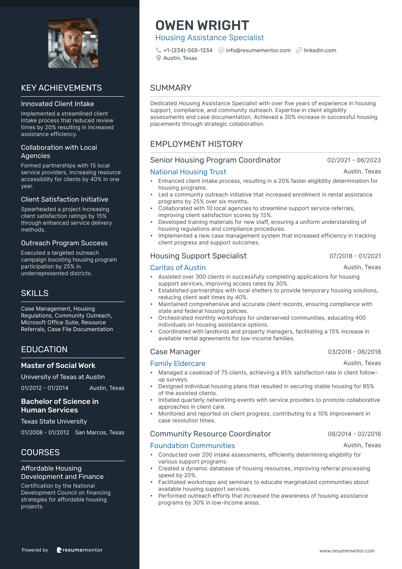 Community Service Worker Resume Examples - Free to Edit ATS-Friendly ...
