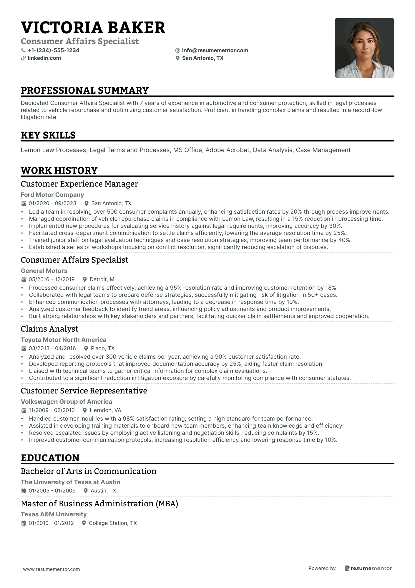 31 Customer Service Resume Examples - Free to Edit ATS-Friendly PDF - 2025
