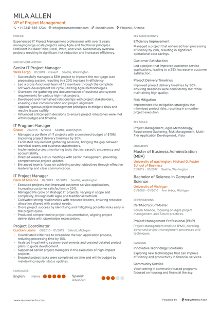 22 Project Management Resume Examples To Get You Hired in 2024