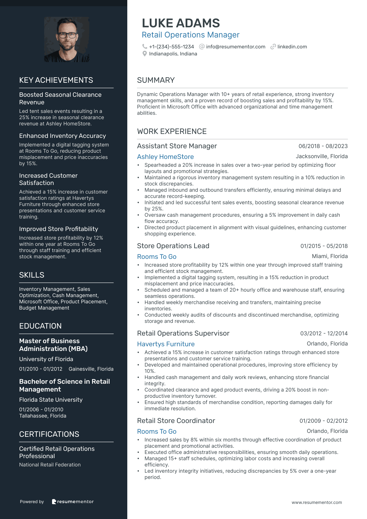 27 Retail Resume Examples To Get You Hired in 2024