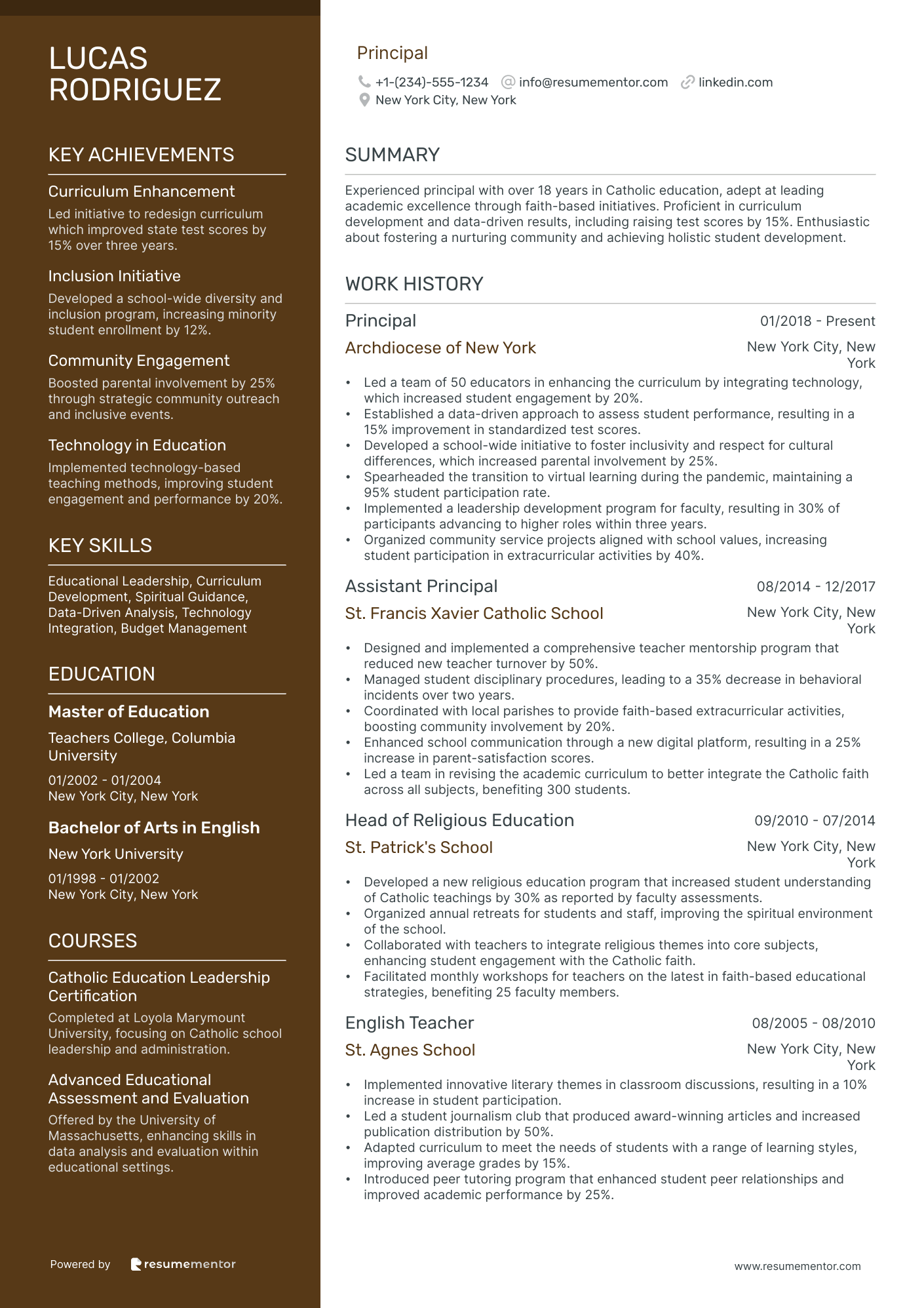 19 Education Resume Examples - Free to Edit ATS-Friendly PDF - 2025
