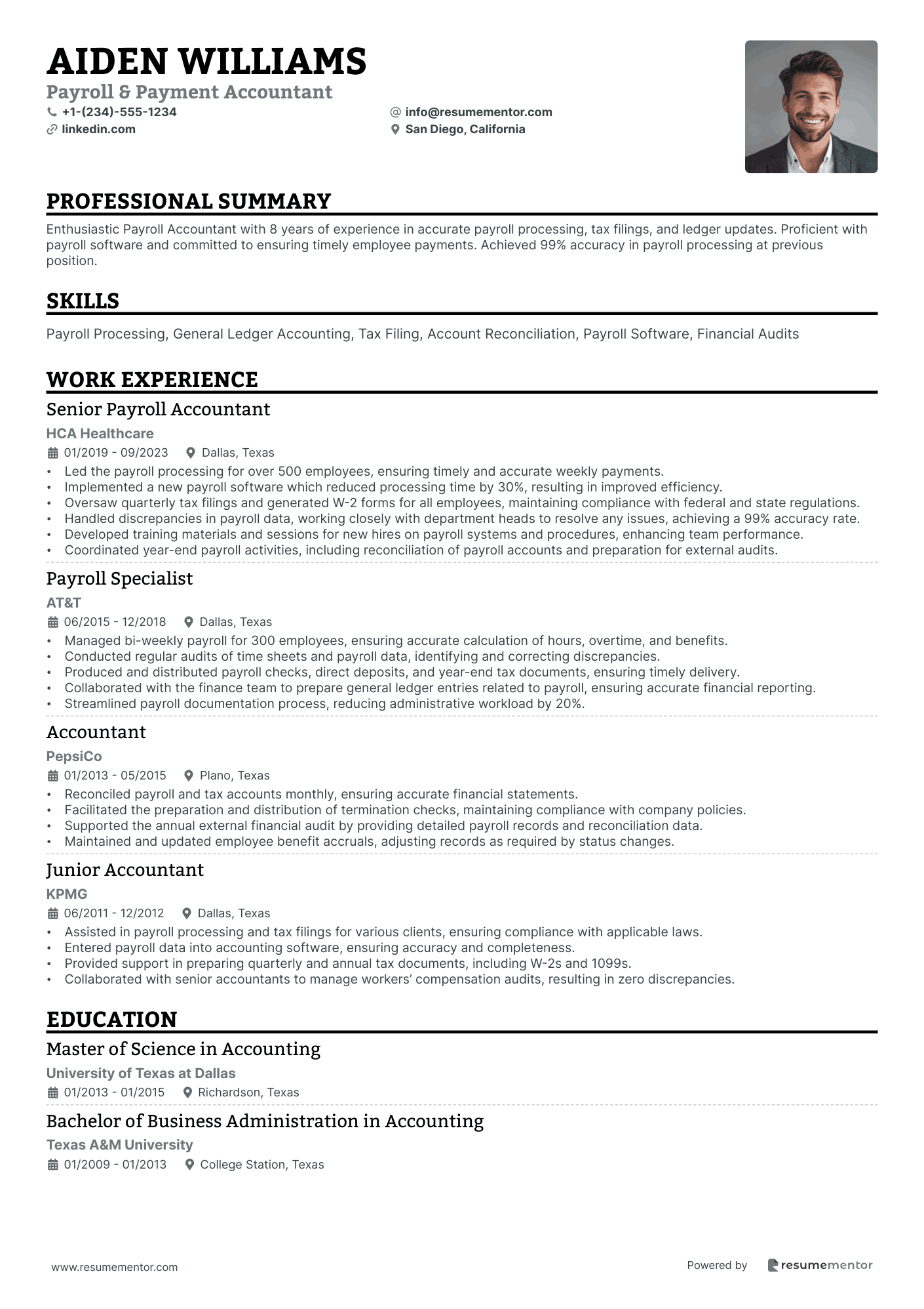 64 Accounting Resume Examples To Get You Hired in 2025