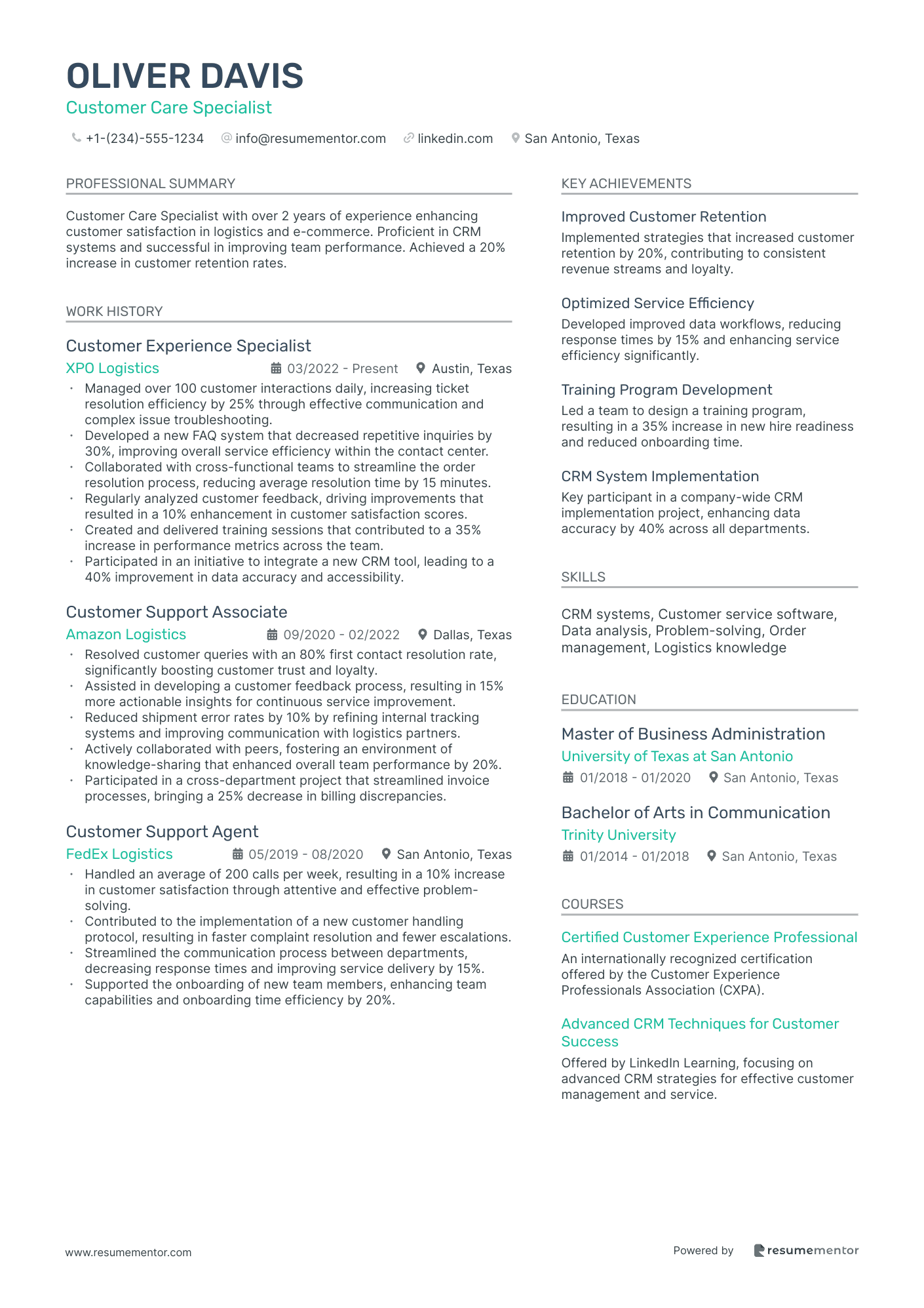 31 Customer Service Resume Examples - Free to Edit ATS-Friendly PDF - 2025