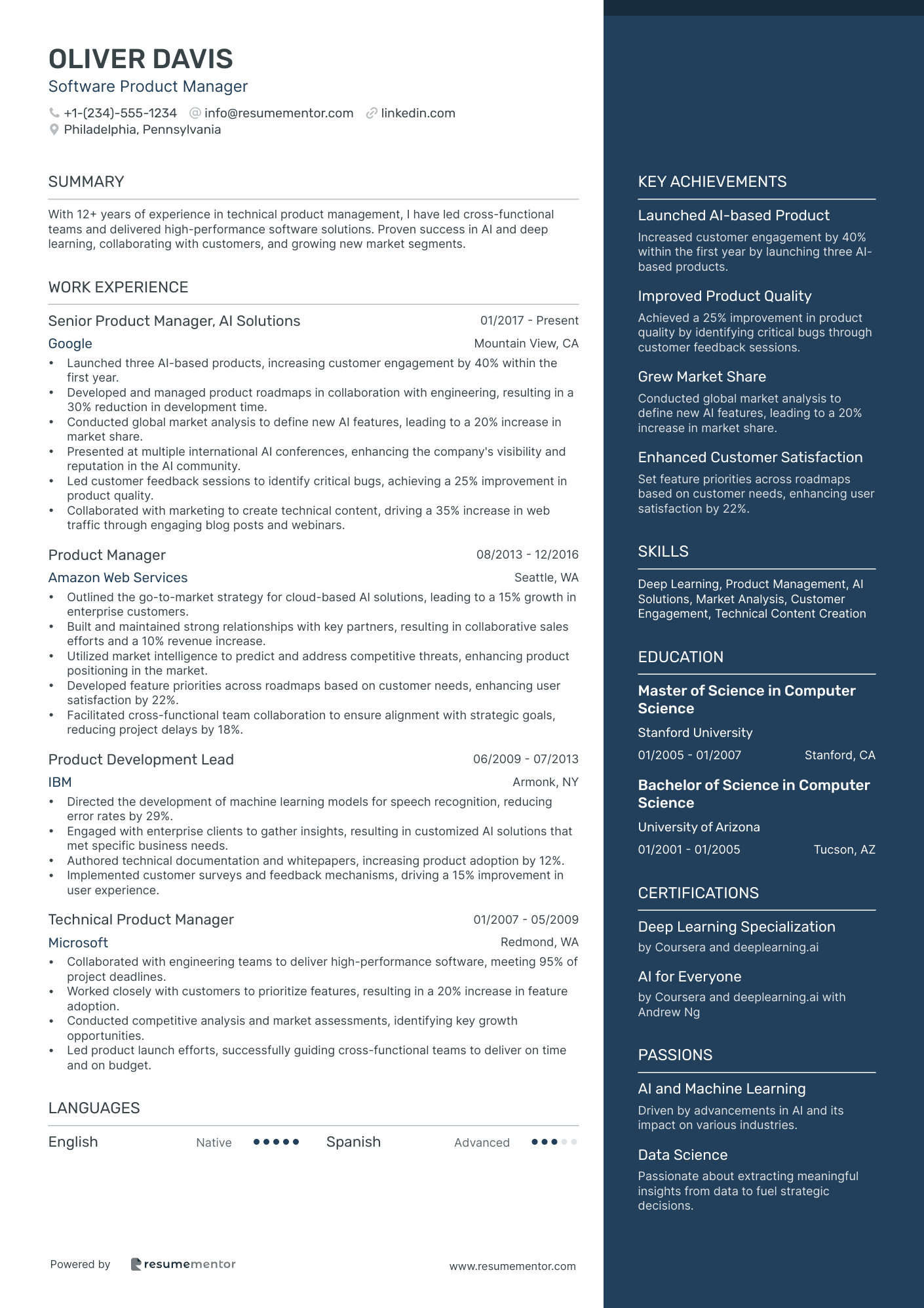 20 Product Management Resume Examples To Get You Hired in 2025