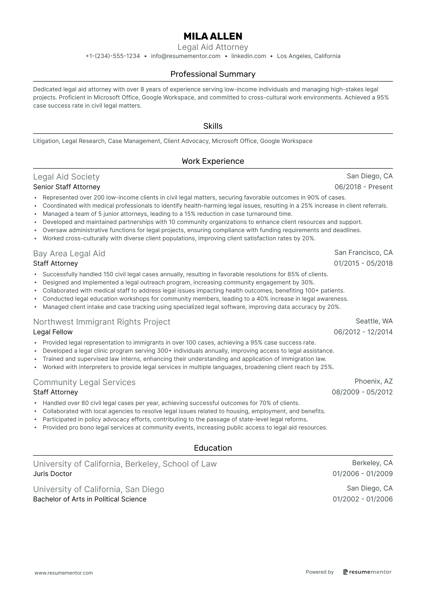 39 Attorney Resume Examples To Get You Hired in 2025