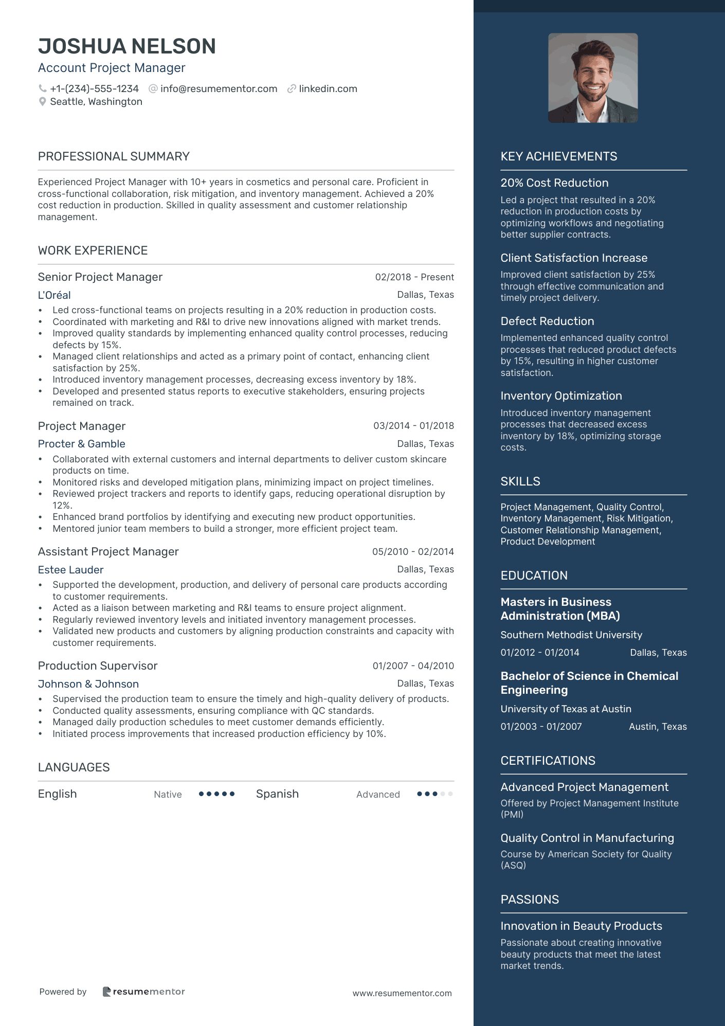 22 Project Management Resume Examples To Get You Hired in 2025