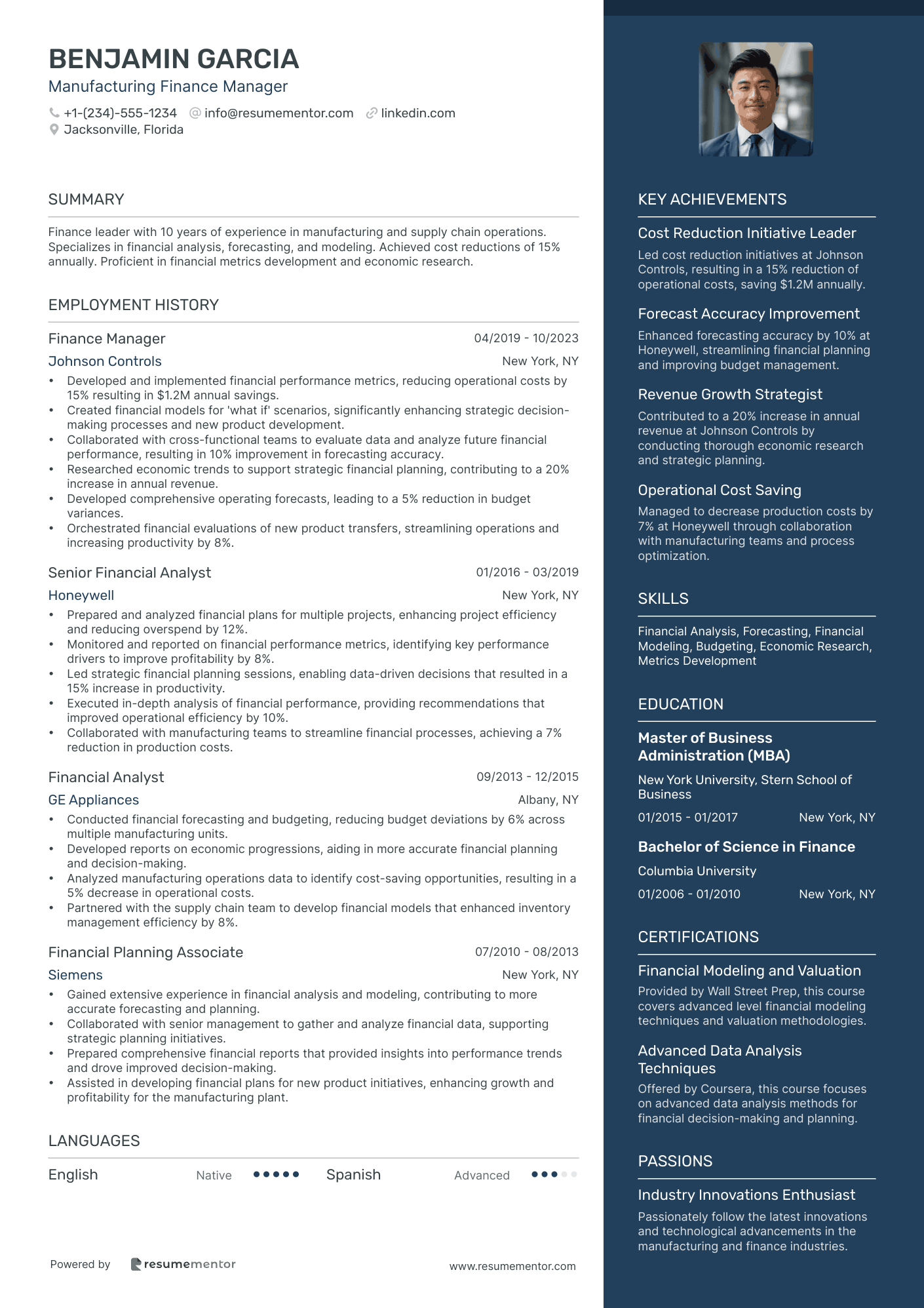 42 Finance Resume Examples To Get You Hired in 2025