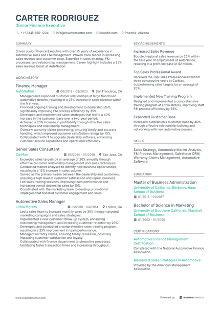 42 Finance Resume Examples To Get You Hired in 2025