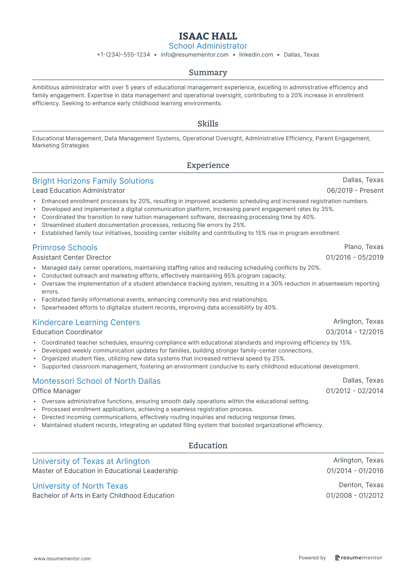 19 Education Resume Examples - Free to Edit ATS-Friendly PDF - 2025