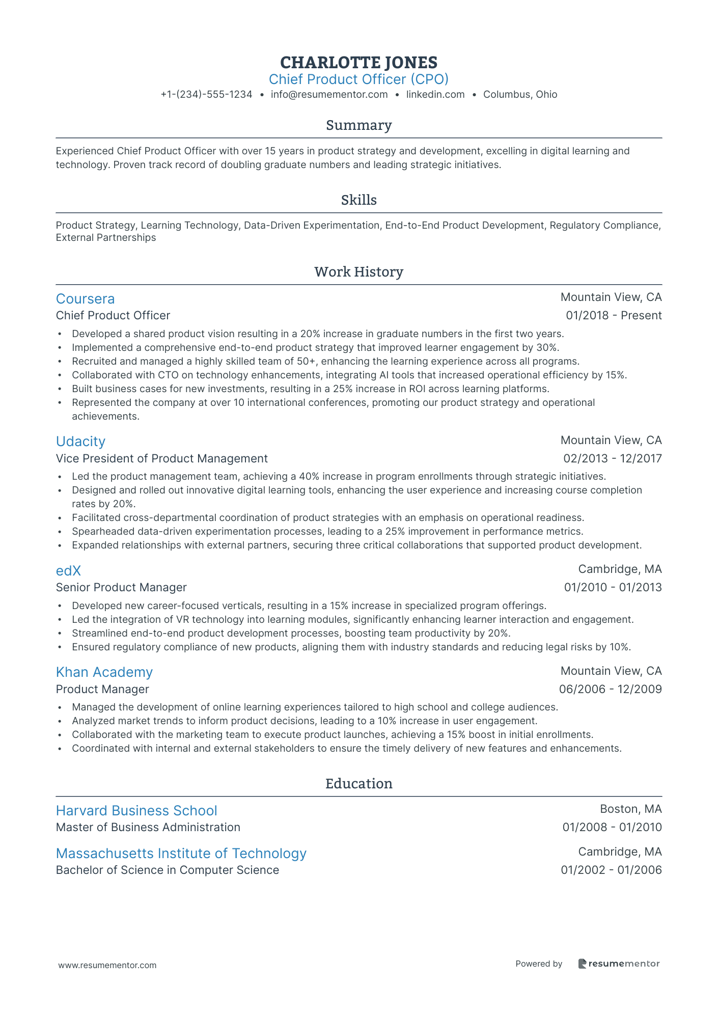 28 Executive Resume Examples To Get You Hired in 2025