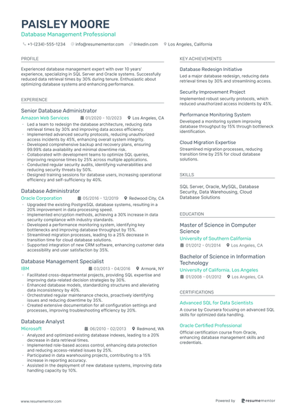 IT Professional Resume Example - Free to Edit ATS-Friendly PDF - 2025
