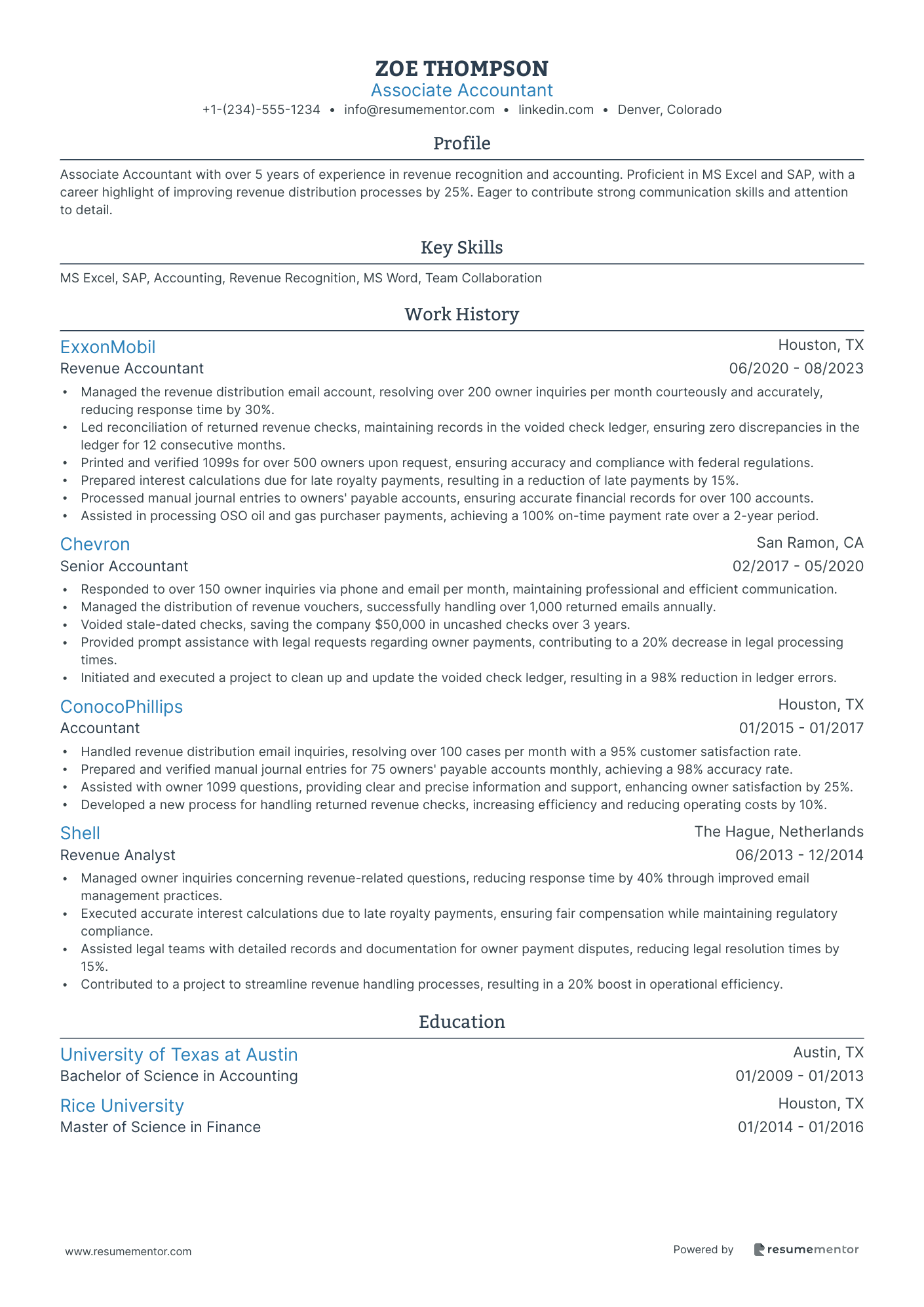 64 Accounting Resume Examples To Get You Hired in 2025