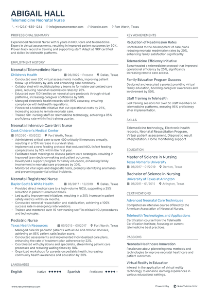 Remote Nurse Resume Examples To Get You Hired in 2025