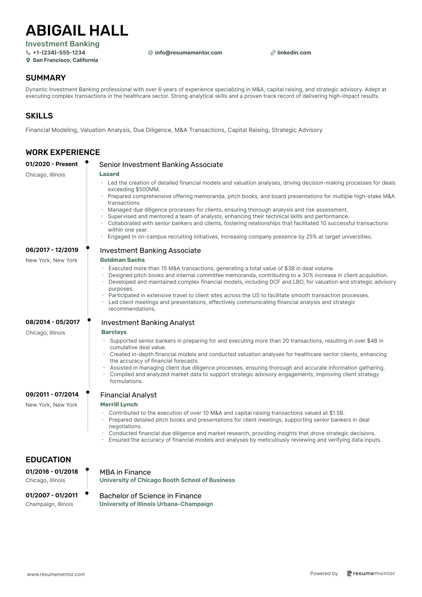 28 Banking Resume Examples To Get You Hired in 2025
