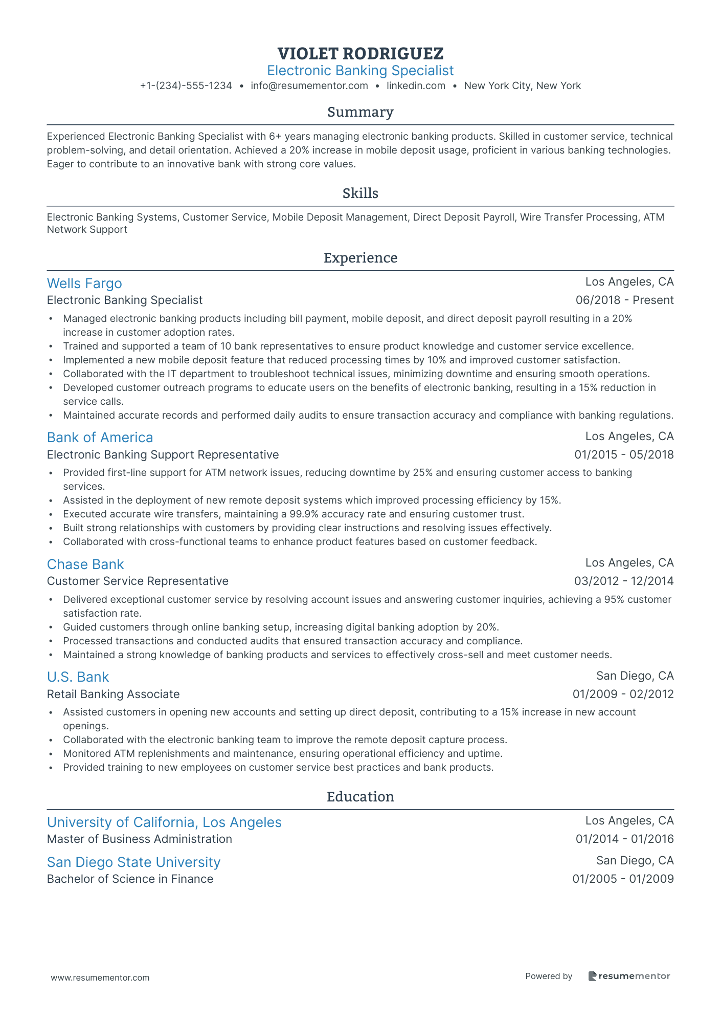 28 Banking Resume Examples To Get You Hired in 2025