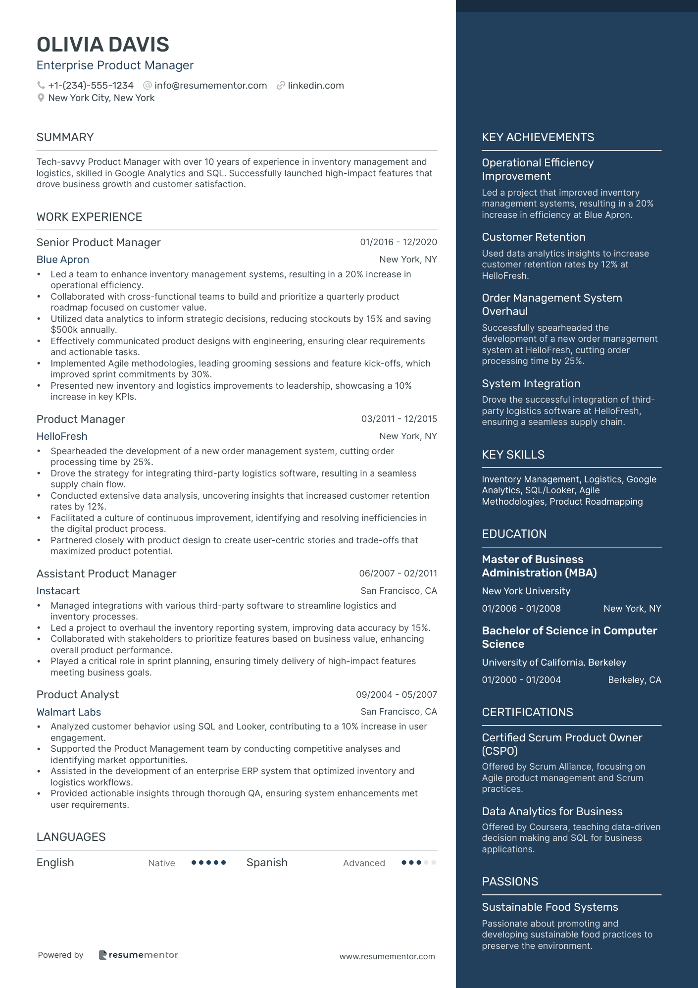 20 Product Management Resume Examples To Get You Hired in 2025