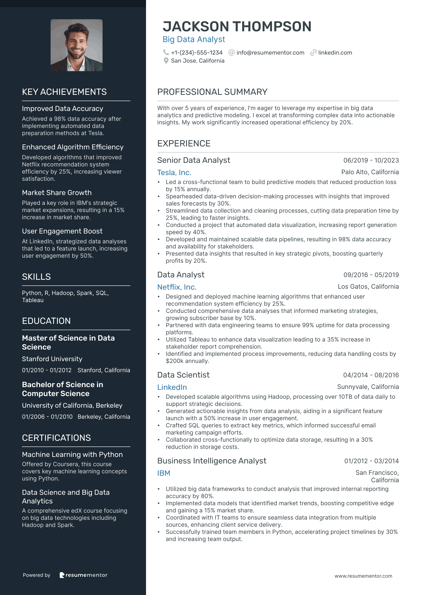 Computer Science Resume Examples - Free to Edit ATS-Friendly PDF - 2025