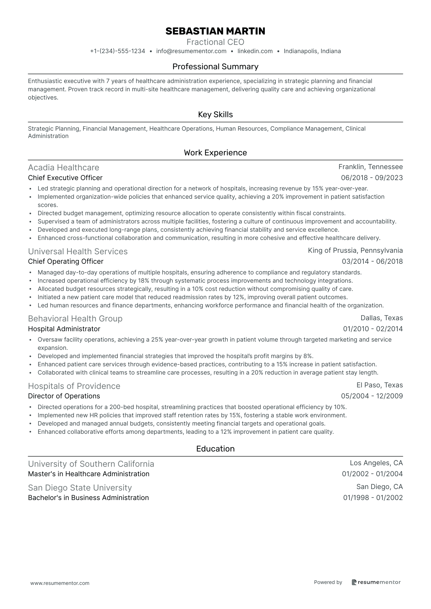 28 Executive Resume Examples To Get You Hired in 2025