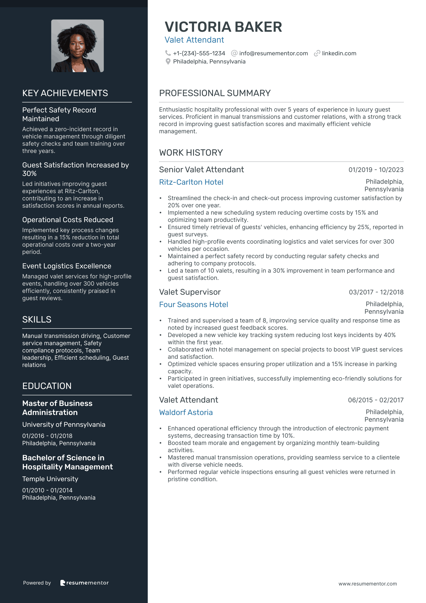 30 Hospitality Resume Examples - Free to Edit ATS-Friendly PDF - 2025