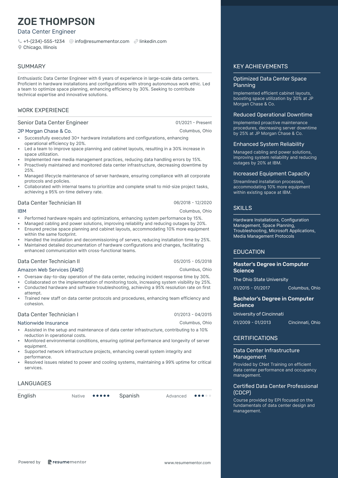 43 Data Science Resume Examples To Get You Hired in 2025