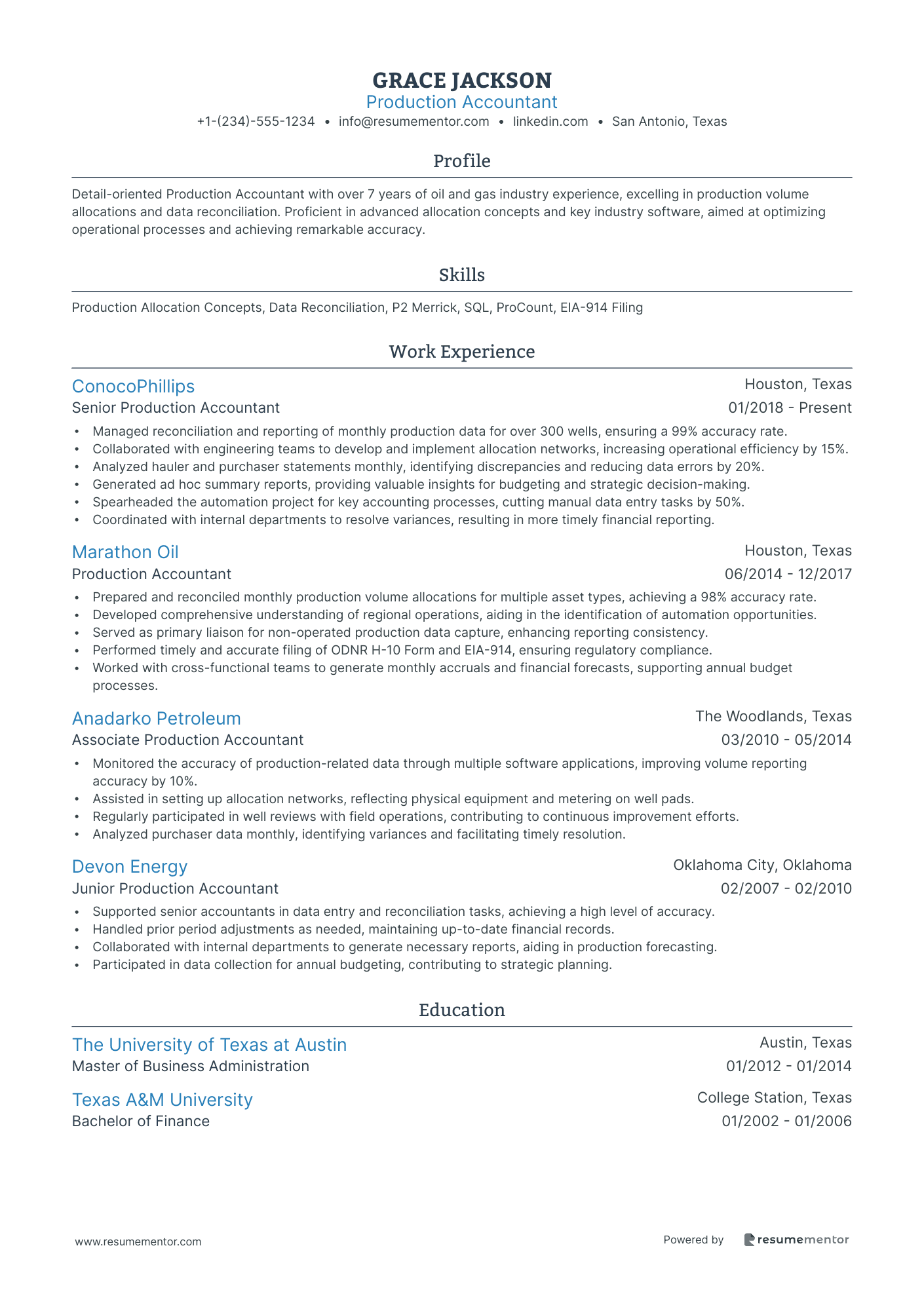 64 Accounting Resume Examples To Get You Hired in 2025