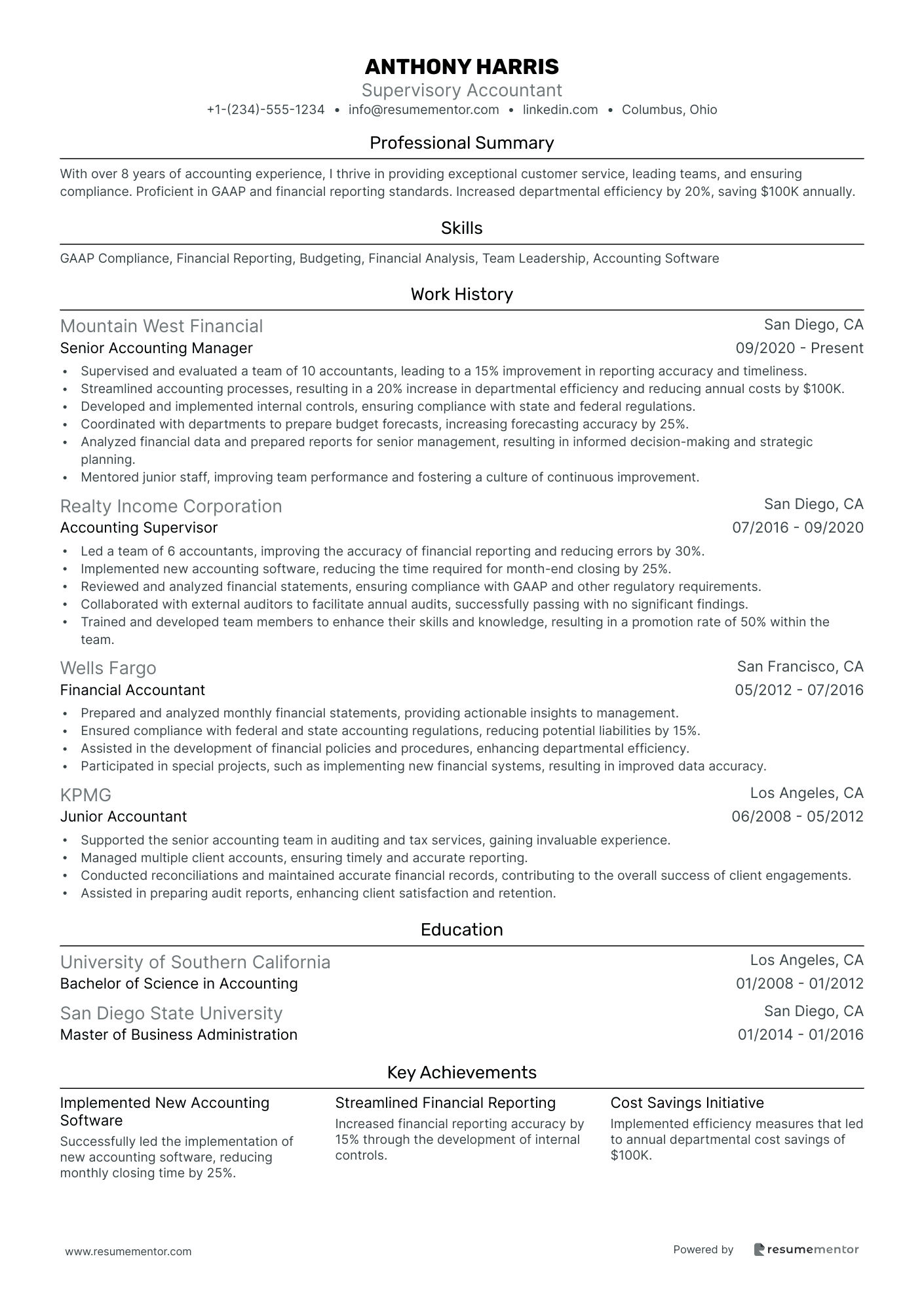 64 Accounting Resume Examples To Get You Hired in 2025