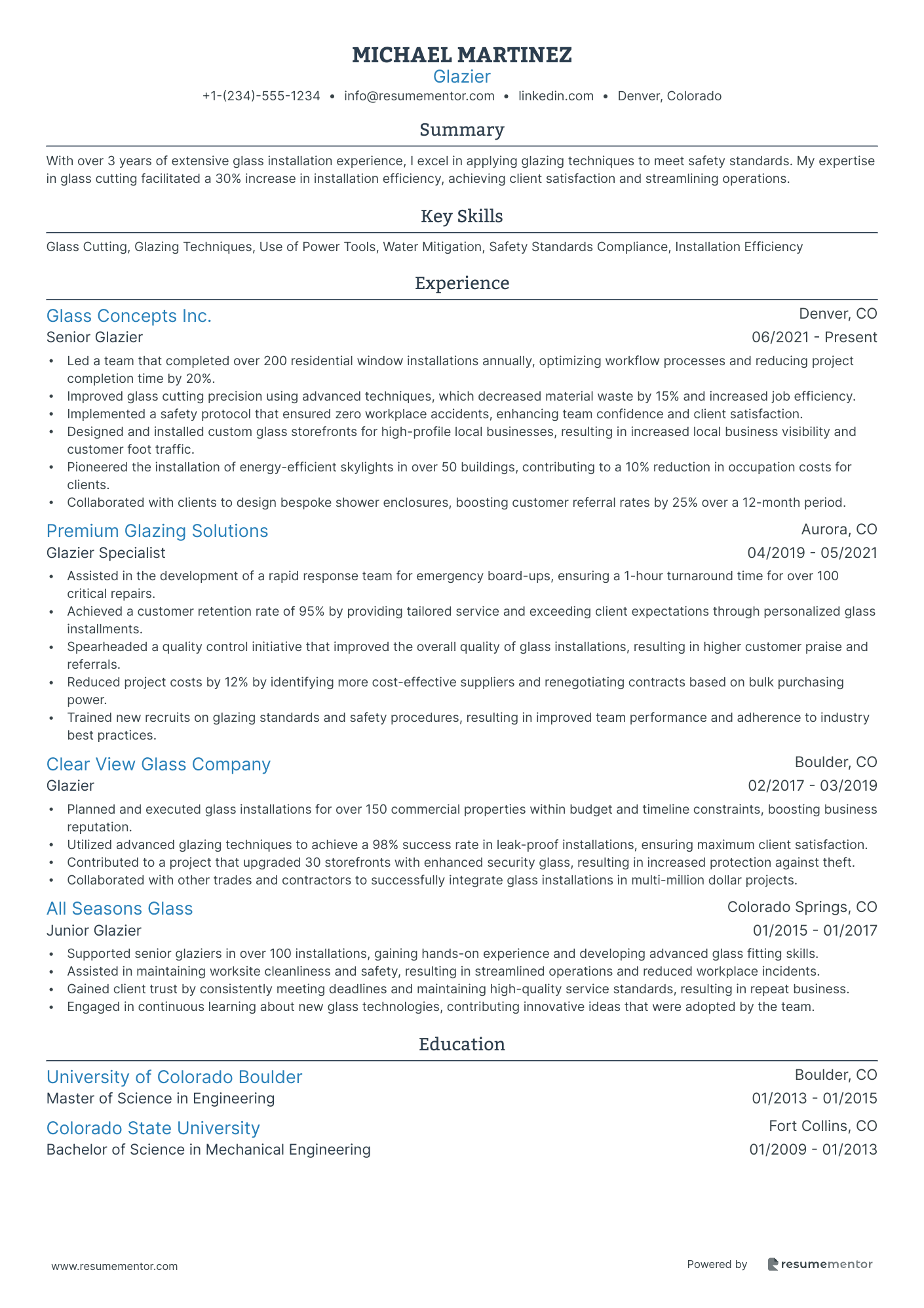 28 Construction Resume Examples - Free to Edit ATS-Friendly PDF - 2025