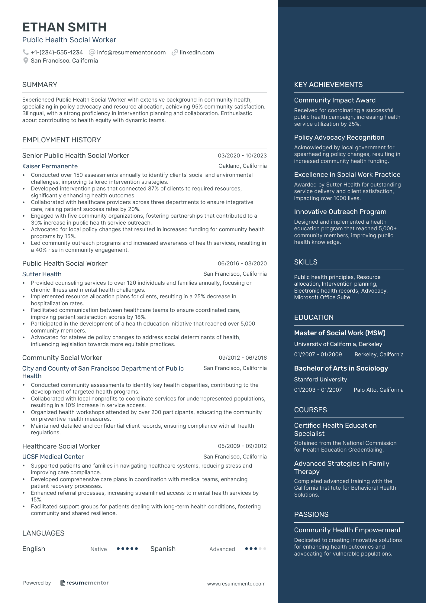 Community Service Worker Resume Examples - Free to Edit ATS-Friendly ...
