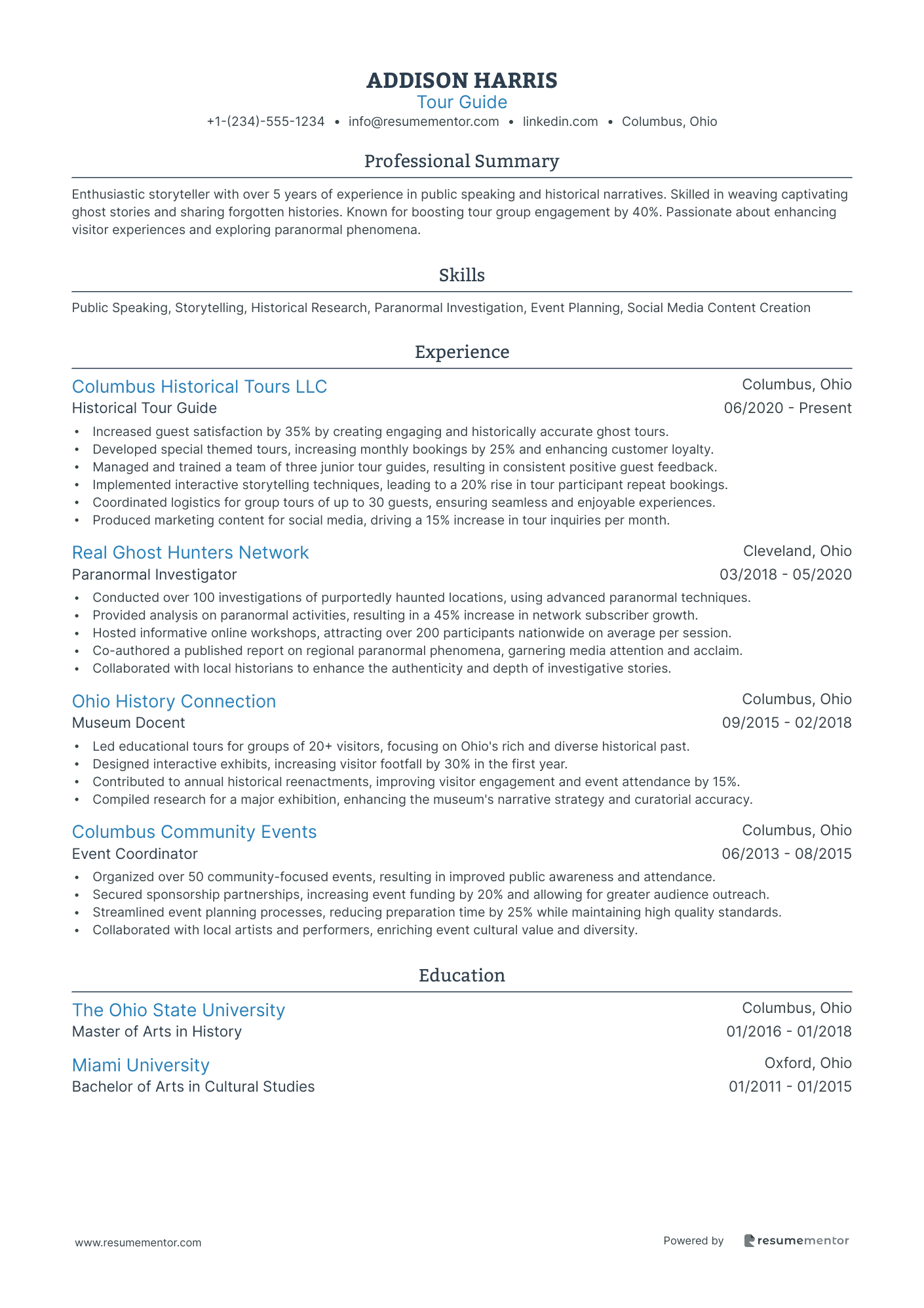 30 Hospitality Resume Examples - Free to Edit ATS-Friendly PDF - 2025