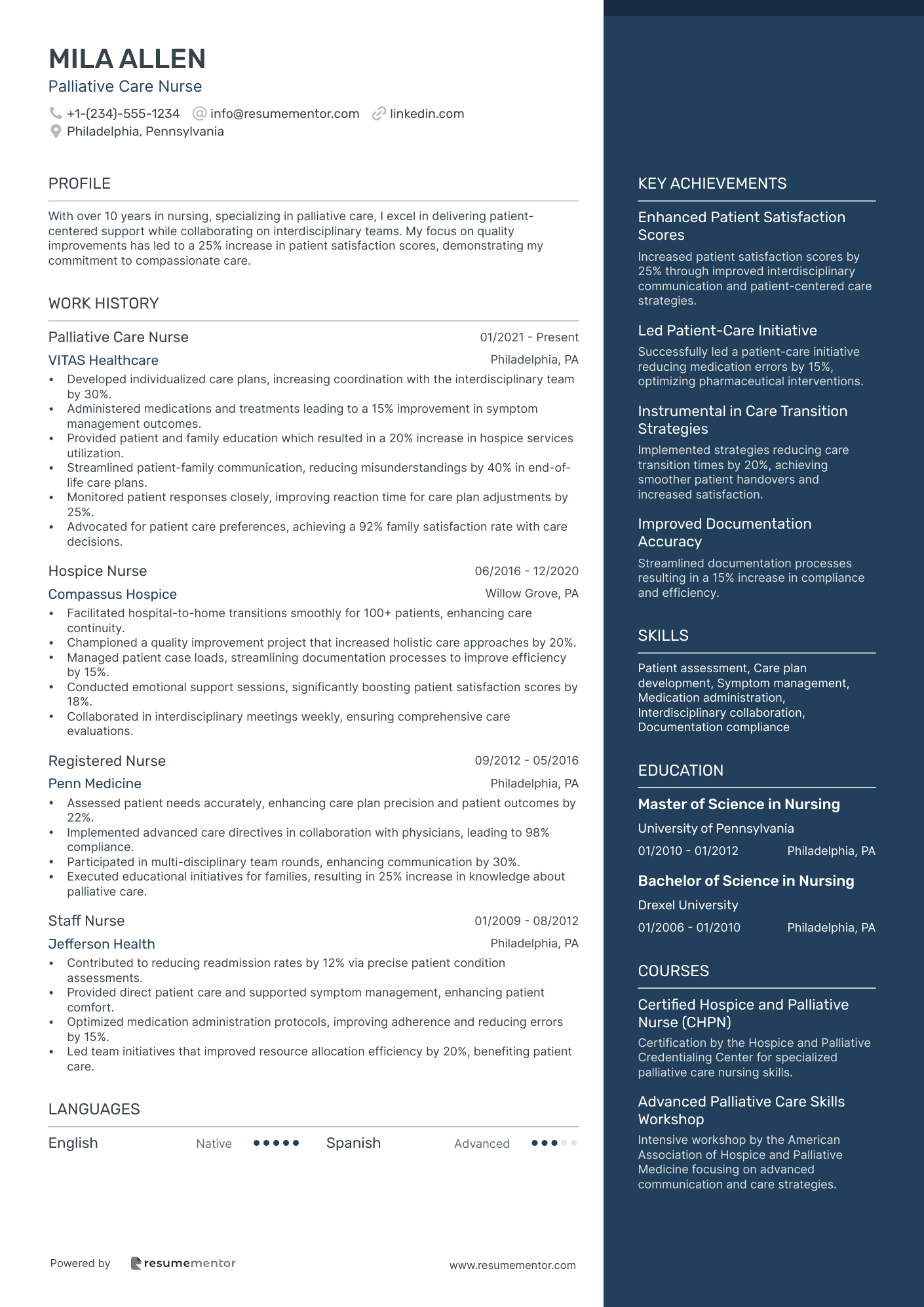 Nursing Home Nurse Resume Examples - Free to Edit ATS-Friendly PDF - 2025