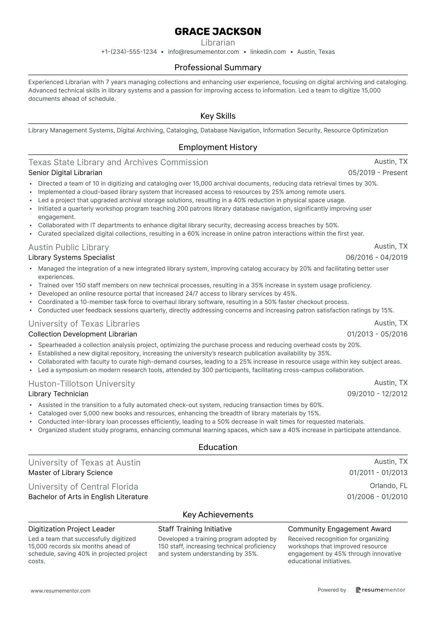 19 Education Resume Examples - Free to Edit ATS-Friendly PDF - 2025