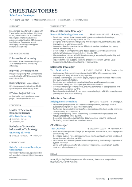 39 Developer Resume Examples To Get You Hired in 2025