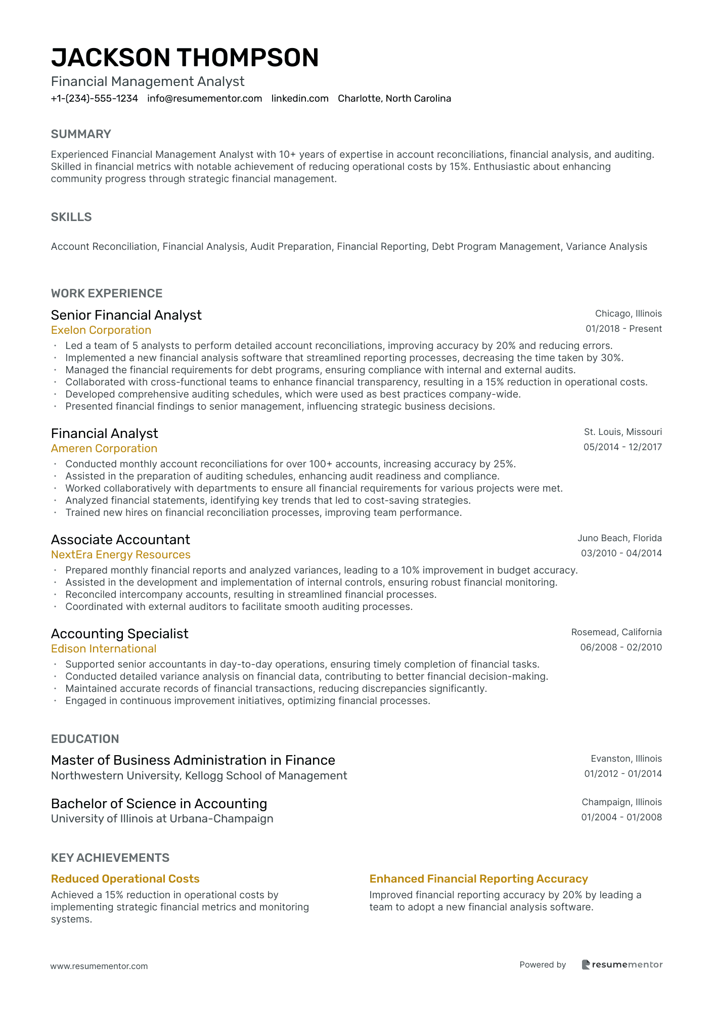 42 Finance Resume Examples To Get You Hired in 2024