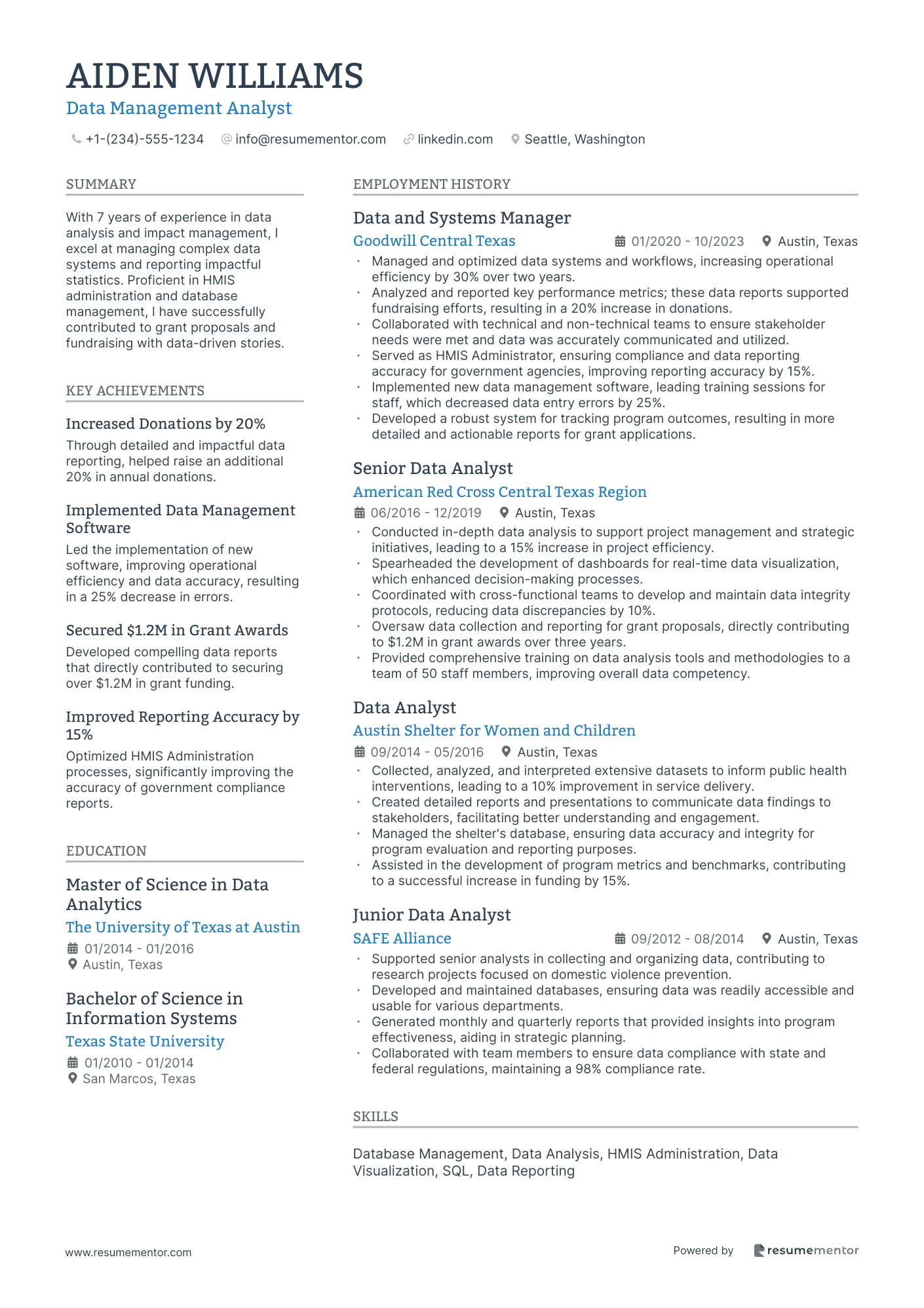 43 Data Science Resume Examples To Get You Hired in 2025