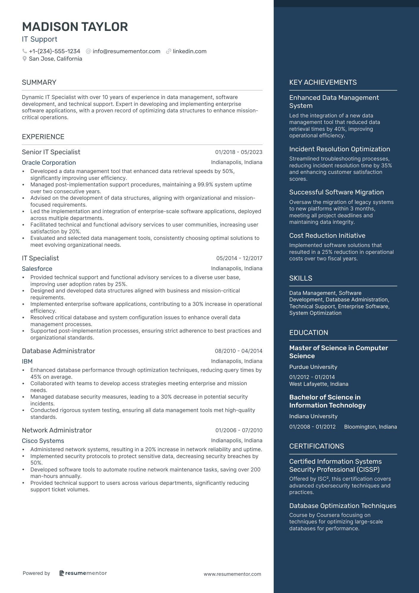 19 IT Resume Examples To Get You Hired in 2024