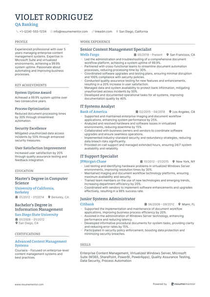 28 Banking Resume Examples To Get You Hired in 2025