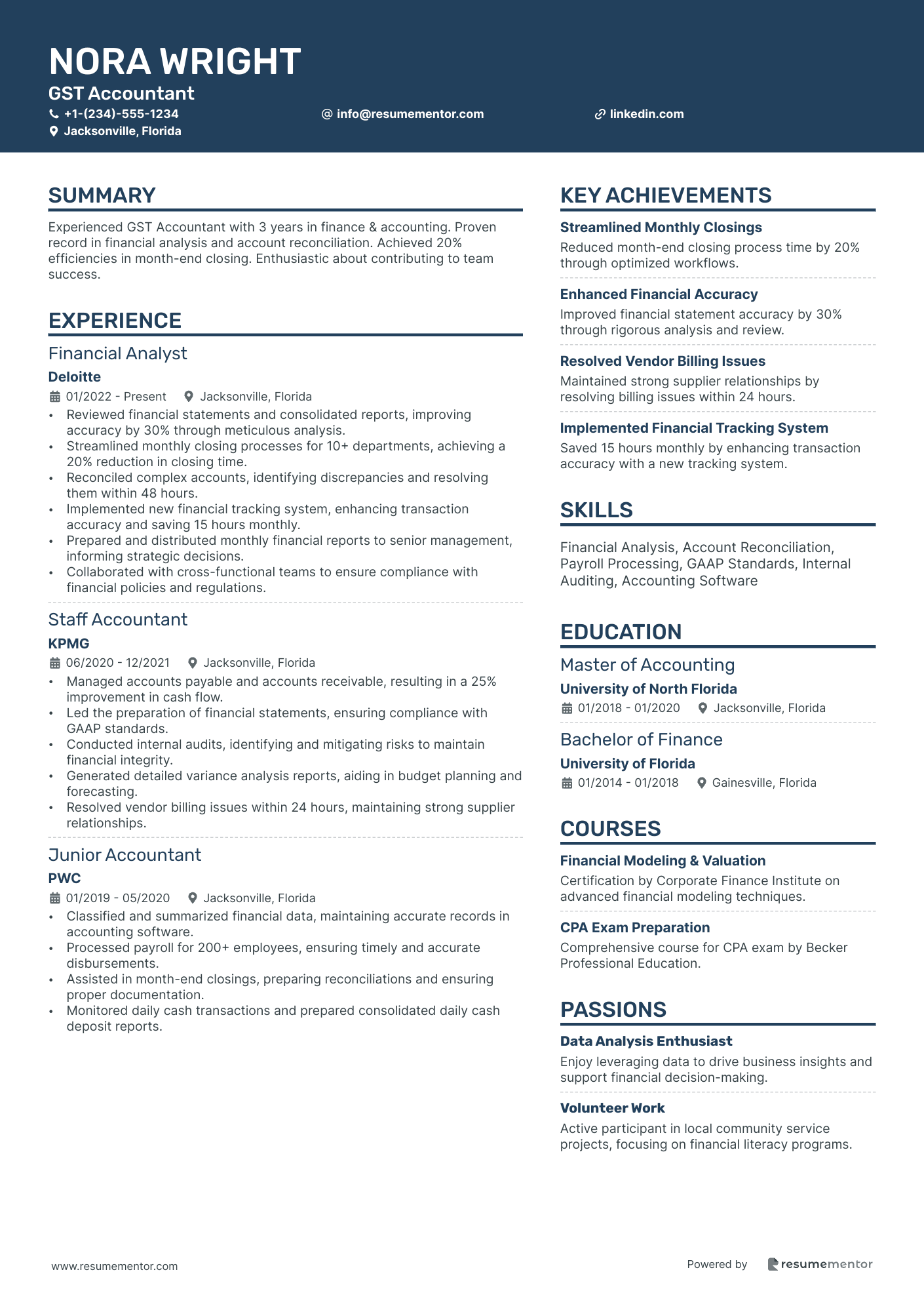 64 Accounting Resume Examples To Get You Hired in 2025