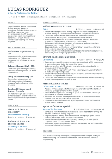 Trainer Resume Examples - Free to Edit ATS-Friendly PDF - 2025