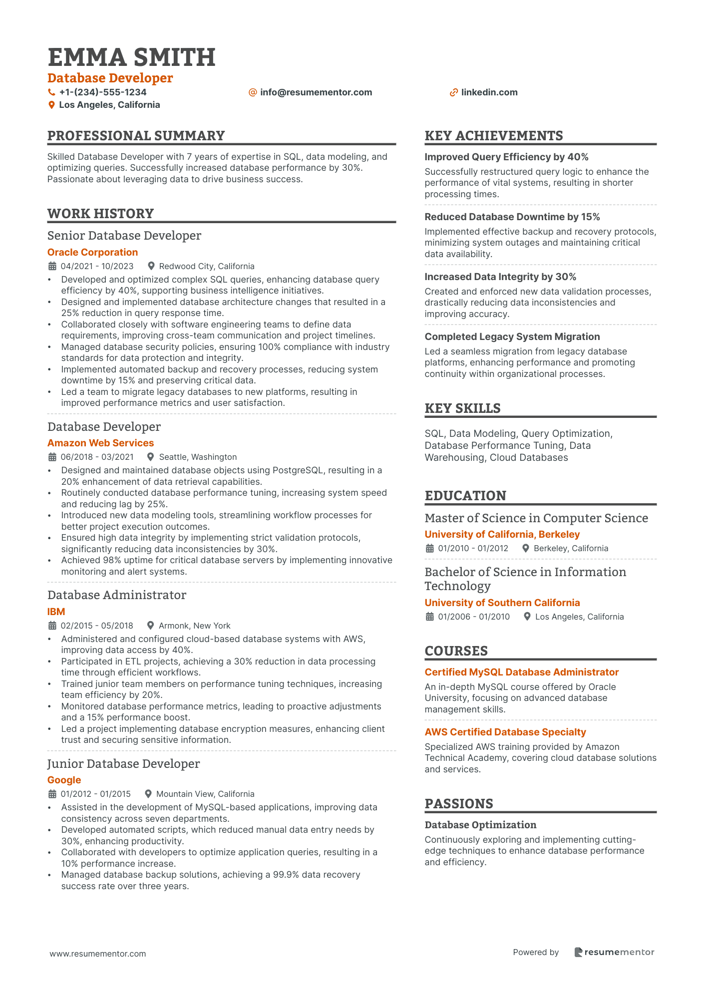 Programmer Resume Examples - Free to Edit ATS-Friendly PDF - 2025