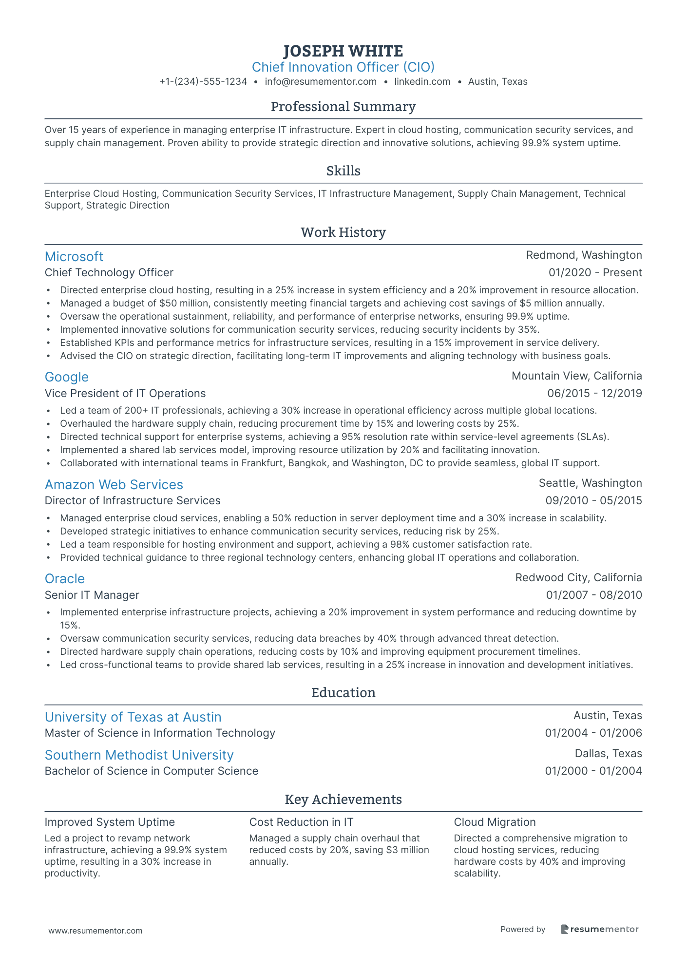 28 Executive Resume Examples To Get You Hired in 2024