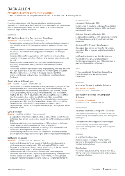 Servicenow Developer Resume Examples To Get You Hired in 2025