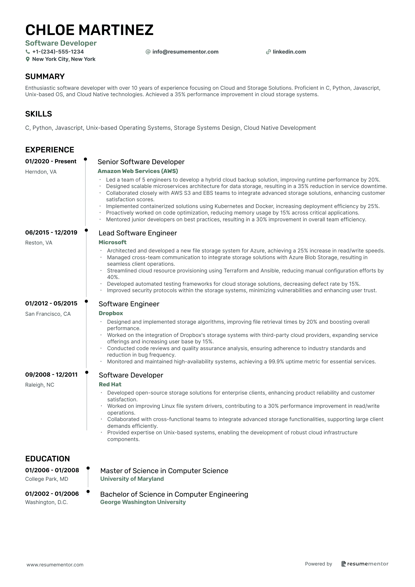 39 Developer Resume Examples To Get You Hired in 2025