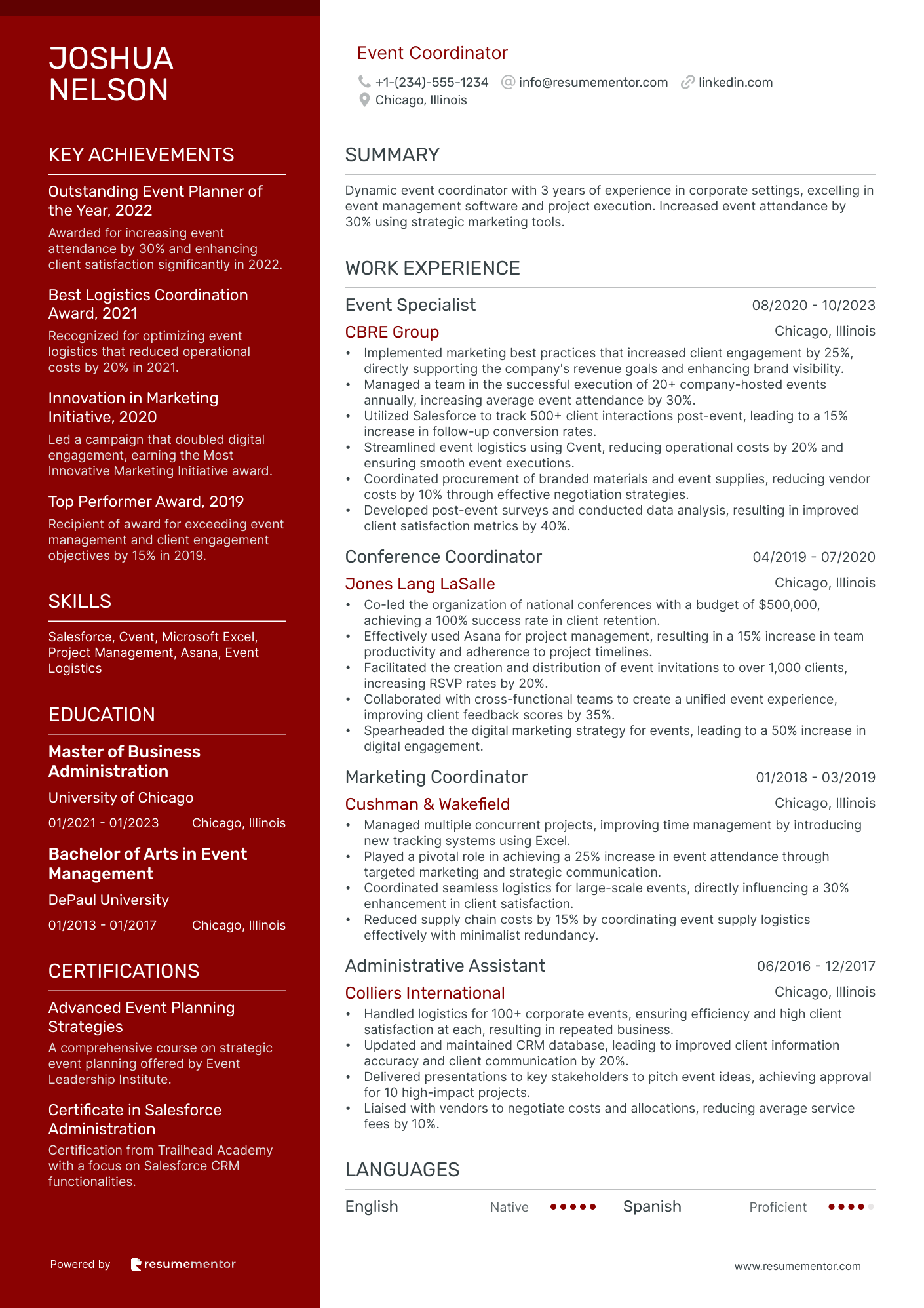 30 Hospitality Resume Examples - Free to Edit ATS-Friendly PDF - 2025
