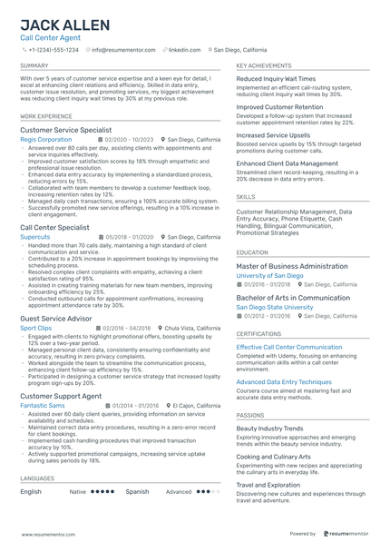 31 Customer Service Resume Examples - Free to Edit ATS-Friendly PDF - 2025