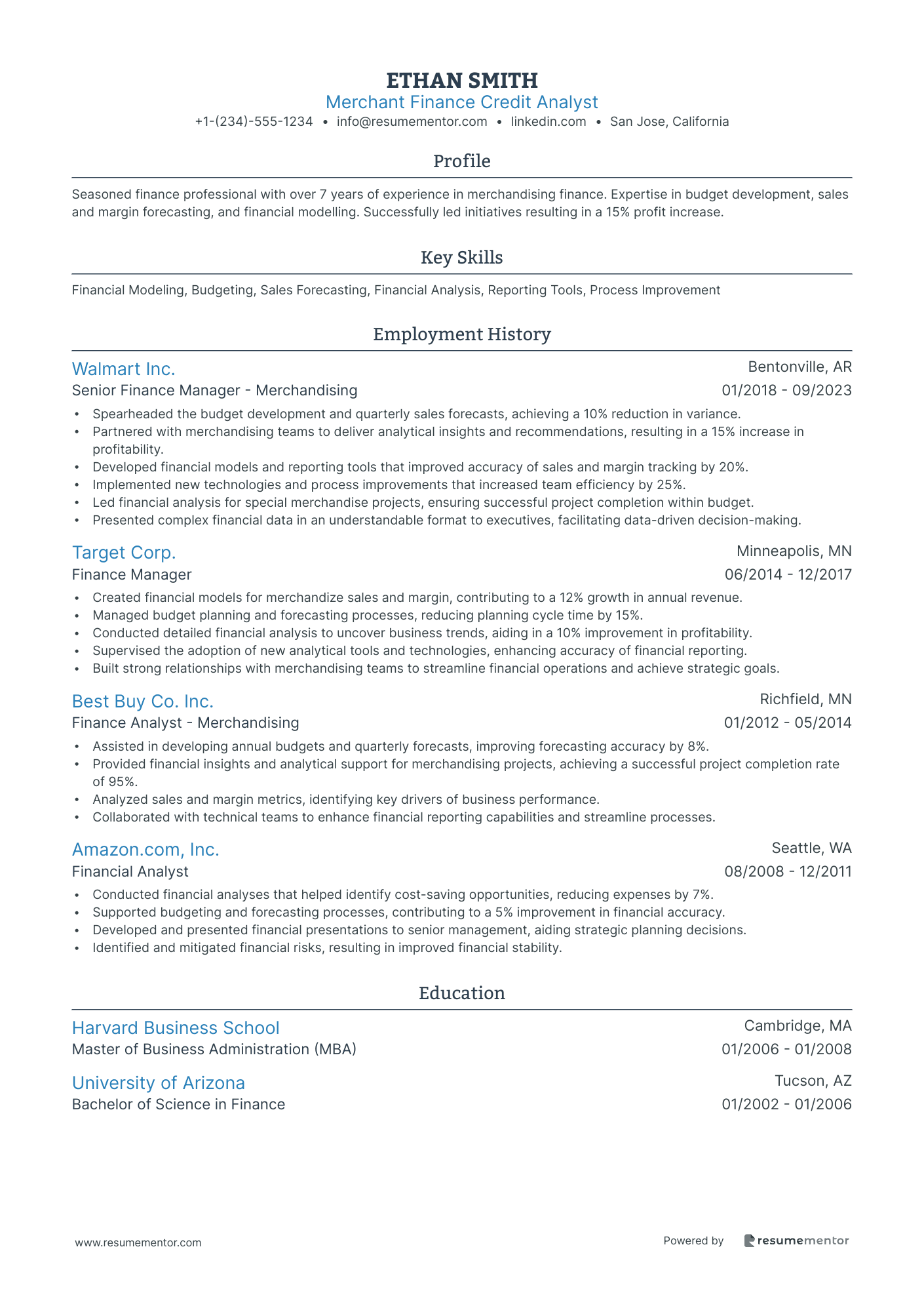 42 Finance Resume Examples To Get You Hired in 2024