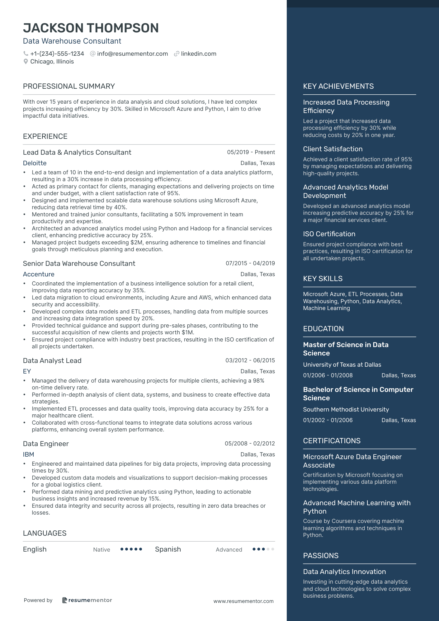 43 Data Science Resume Examples To Get You Hired in 2024