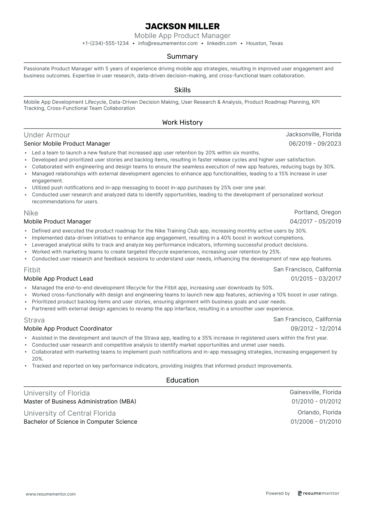 20 Product Management Resume Examples To Get You Hired in 2025