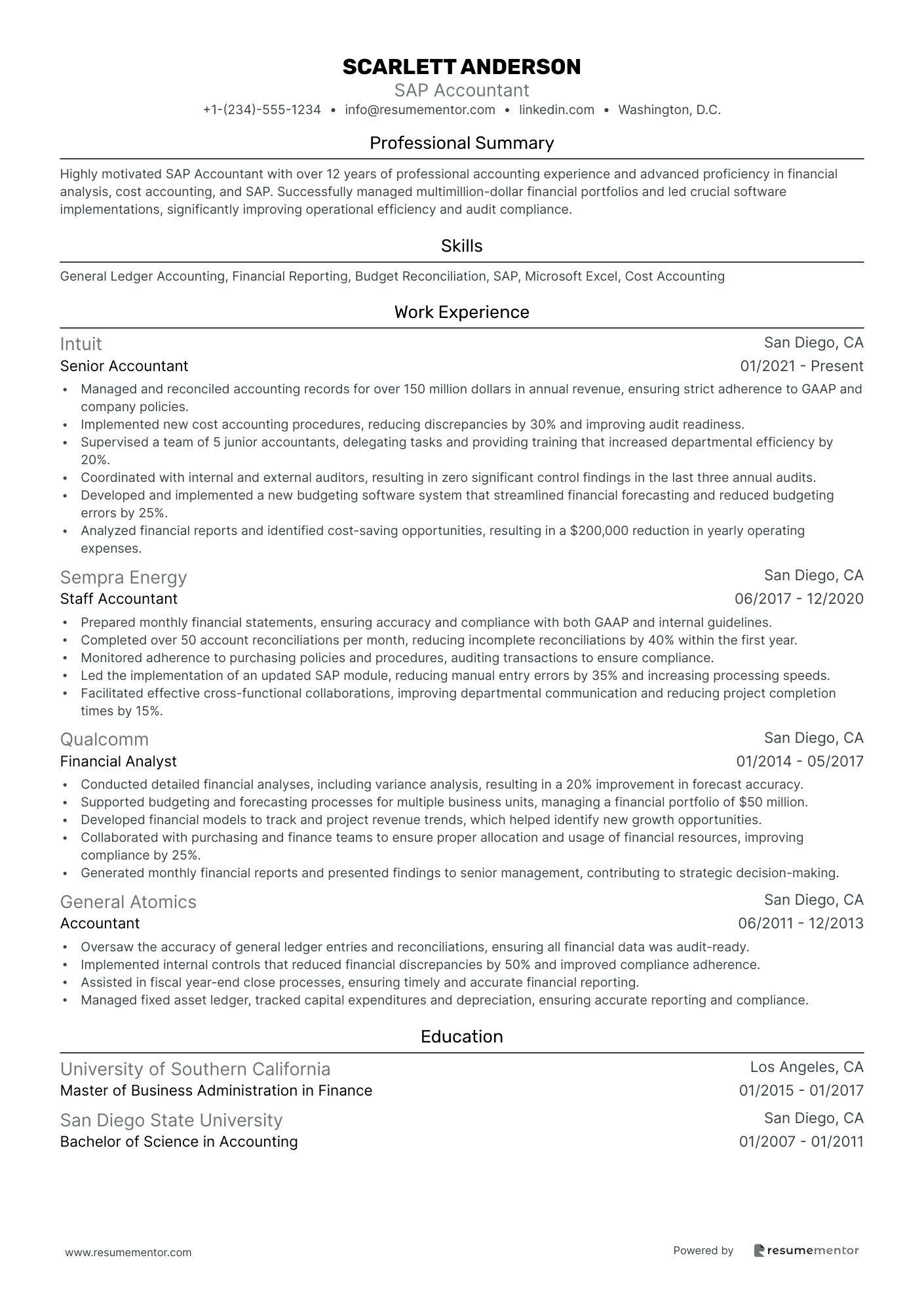 64 Accounting Resume Examples To Get You Hired in 2025